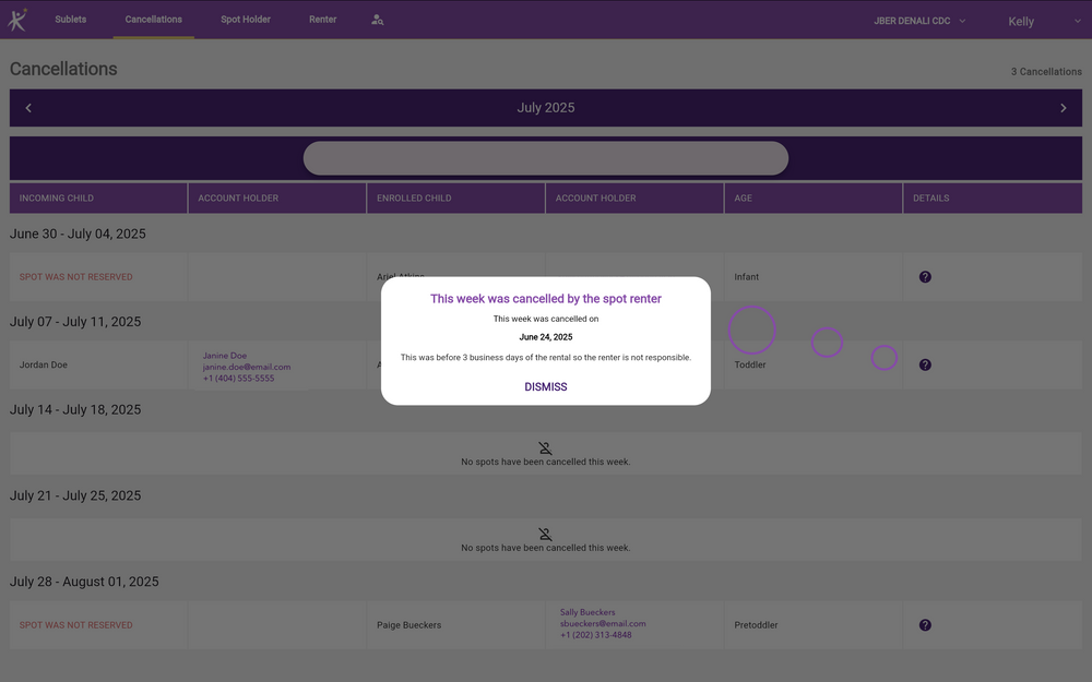 Cancellations Overview
